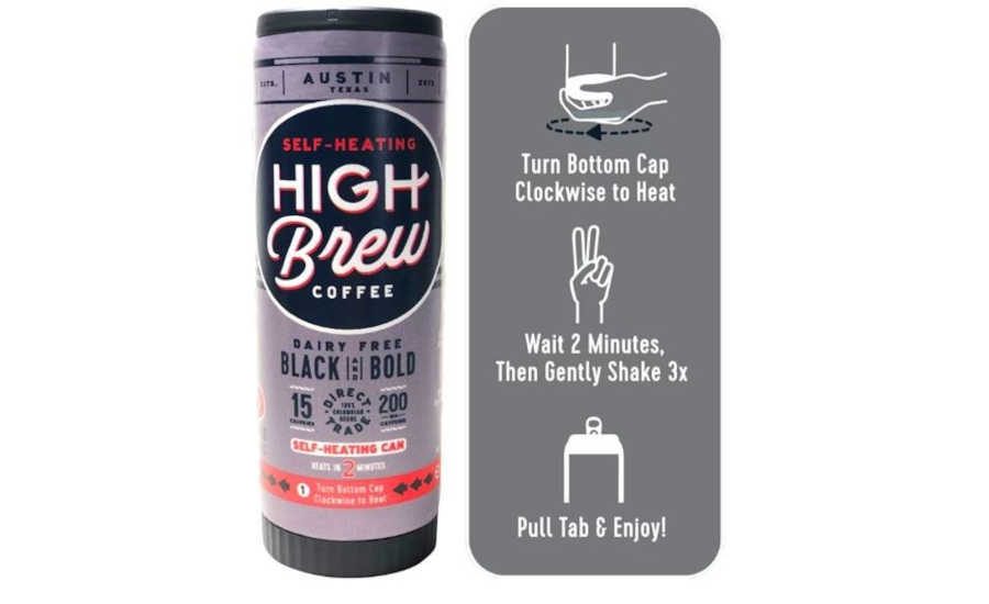 High Brew Coffee rolls out self-heating cans | Food Engineering