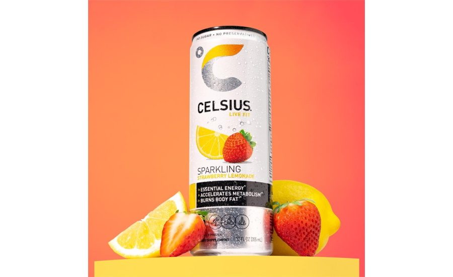 CELSIUS has released its new flavor, Sparkling Strawberry Lemonade ...