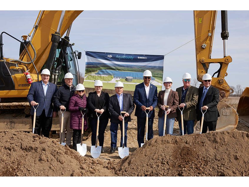 AquaBounty breaks ground on land-based Atlantic salmon farm in Ohio ...