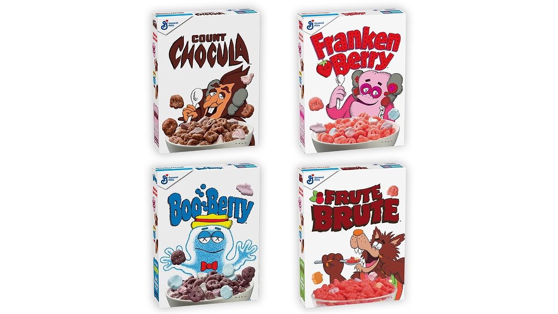 General Mills Debuts Monster Cereals in LTO KAWS-Designed Boxes | Food ...