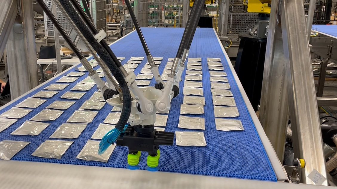 Automated Pouch Loading and Unloading System | Food Engineering