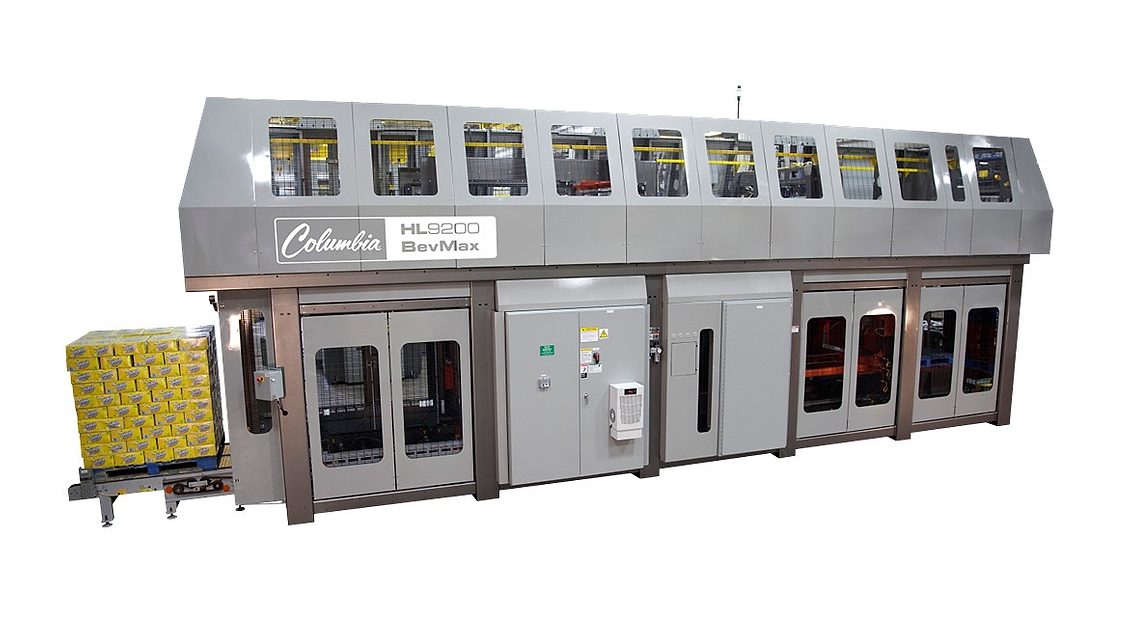 Columbia Machine Introduces HL9200 BevMax Palletizer | Food Engineering
