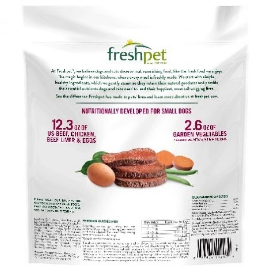 Freshpet recalls single lot of select small dog beef & egg recipe ...