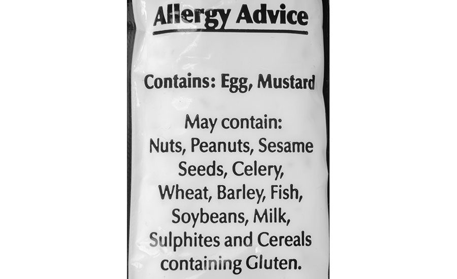 How to manage food labels to ensure allergens are clearly noted on any ...