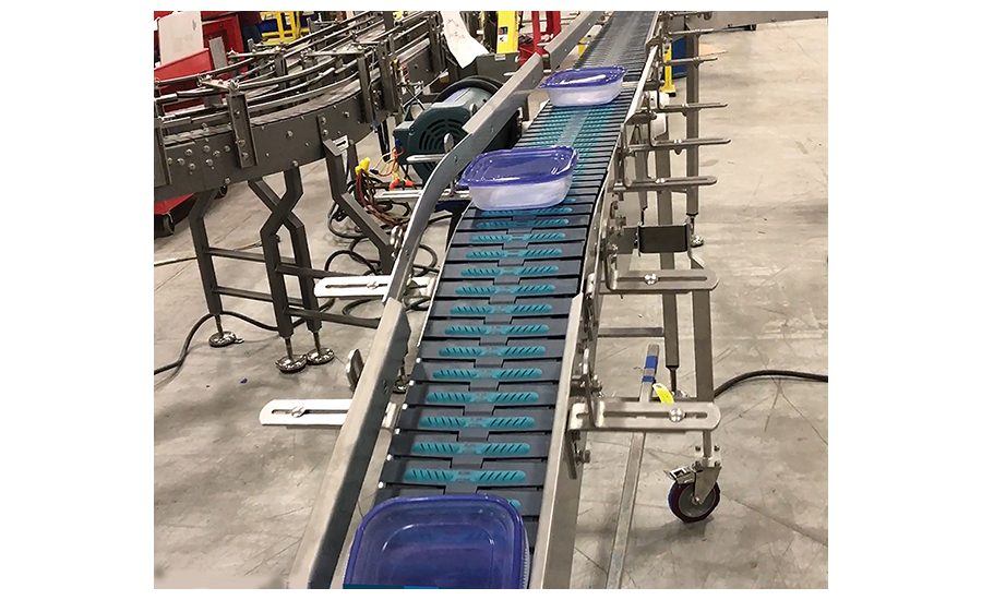 Multi-Conveyor Stainless steel plastic chain conveyors | Food Engineering