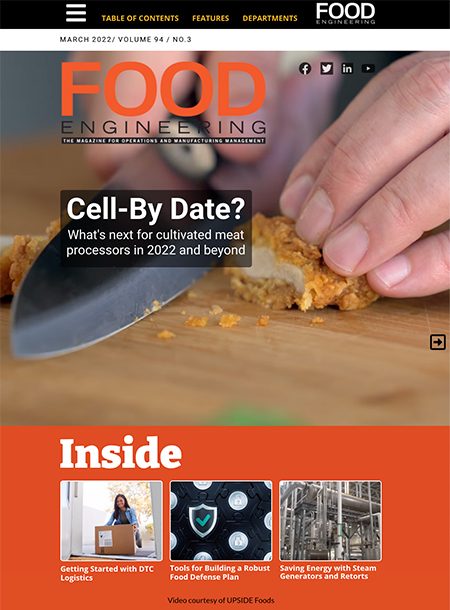 Food Engineering | Covers the food and beverage processing industry