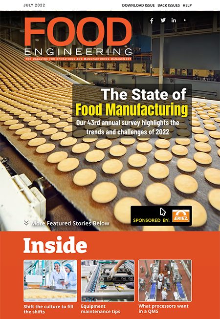 FOOD ENGINEERING | Covers the food and beverage processing industry ...