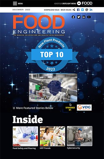 FOOD ENGINEERING | Covers the food and beverage processing industry ...