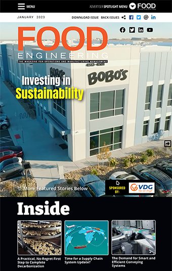 FOOD ENGINEERING | Covers the food and beverage processing industry ...