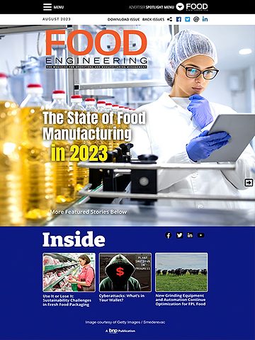 FOOD ENGINEERING | Covers the food and beverage processing industry ...