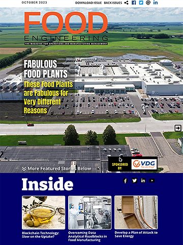 FOOD ENGINEERING | Covers the food and beverage processing industry ...