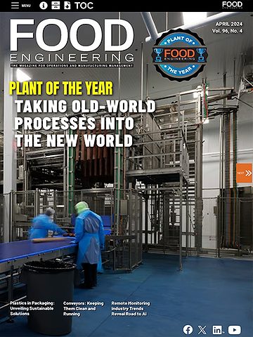 FOOD ENGINEERING | Covers the food and beverage processing industry ...