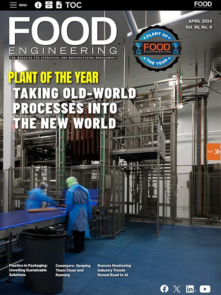 FOOD ENGINEERING | Covers the food and beverage processing industry ...