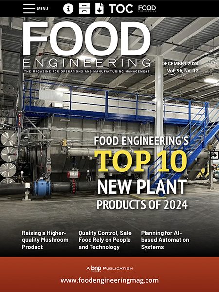 FOOD ENGINEERING | Covers the food and beverage processing industry ...