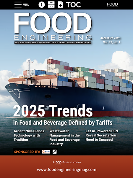 FOOD ENGINEERING | Covers the food and beverage processing industry ...