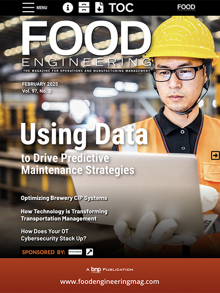 FOOD ENGINEERING | Covers the food and beverage processing industry ...