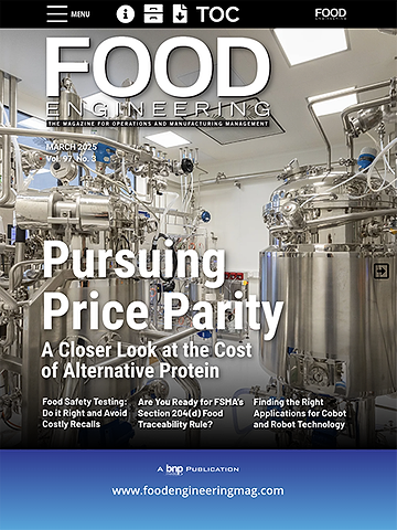 FOOD ENGINEERING | Covers the food and beverage processing industry ...