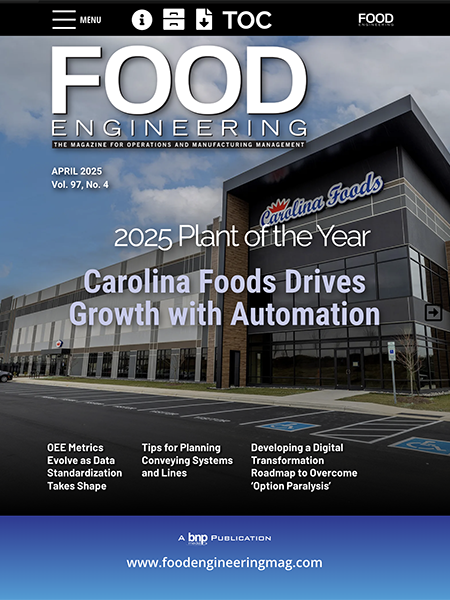 FOOD ENGINEERING | Covers the food and beverage processing industry ...